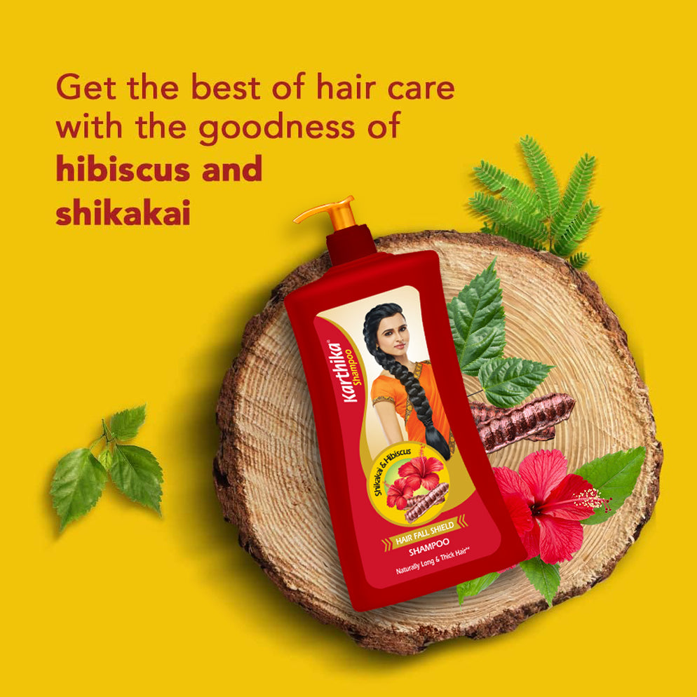 Karthika Anti Hairfall Shampoo with Hibiscus - 1l | Buy Now — Cavinkart