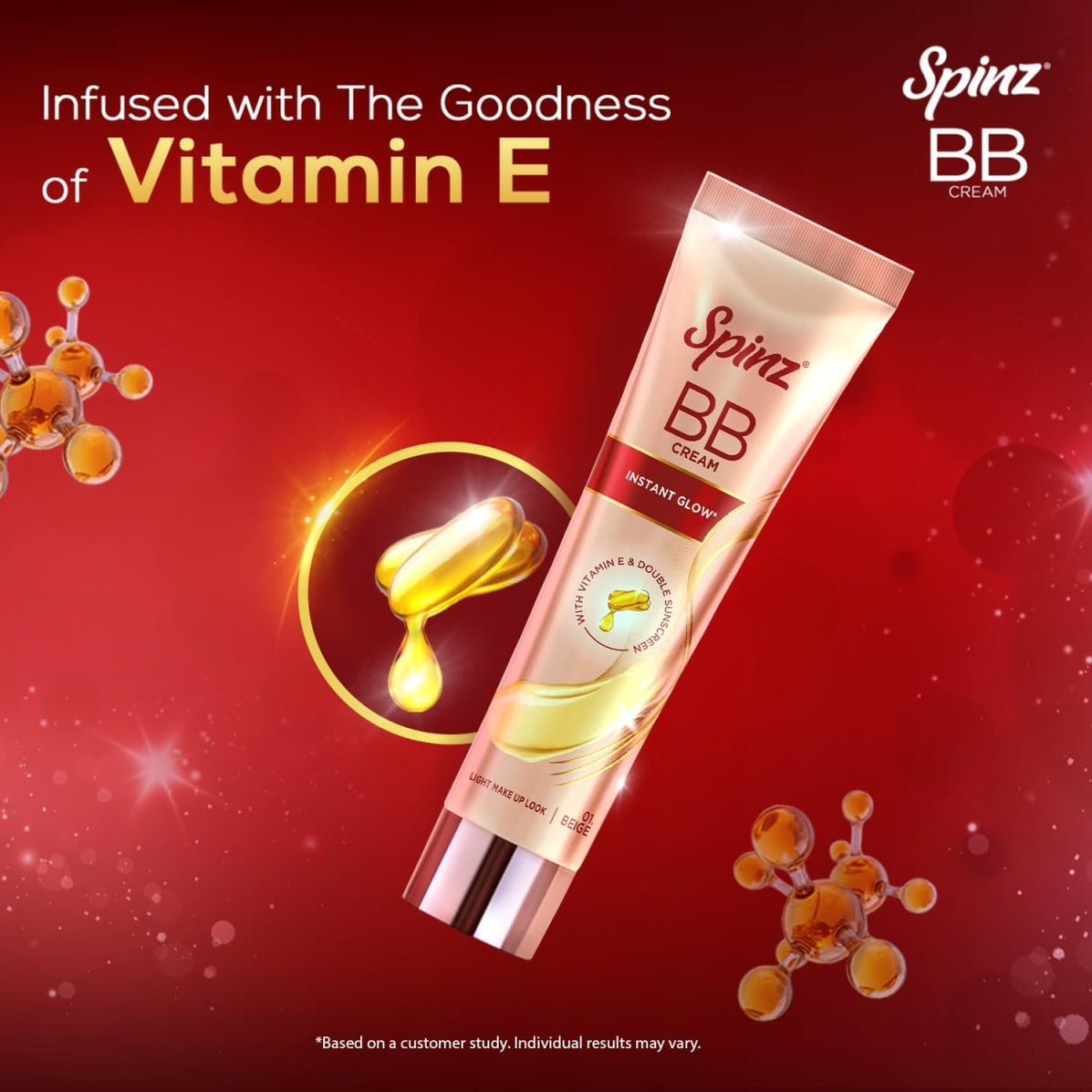 Spinz BB Pro Brightening & Beauty Face Cream (Beige 01), 29g — Cavinkart