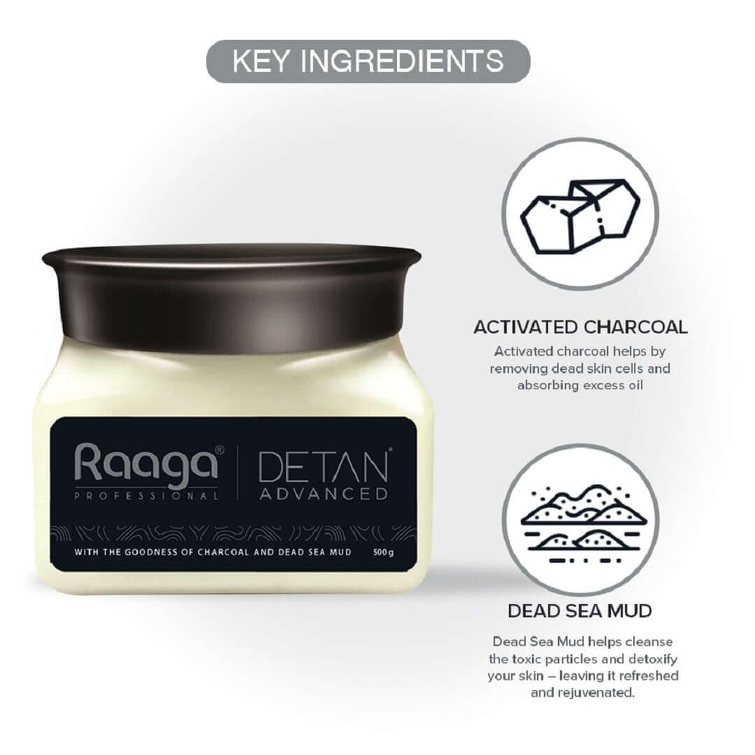 Raaga Professional Detan Advanced Cream, Suitable for All Type of Skin ...